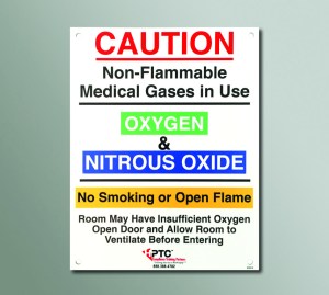 Medical Gas Warning Sign – Compliance Training Partners